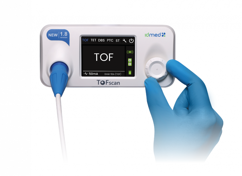 TOF Monitor - Prevent residual paralysis